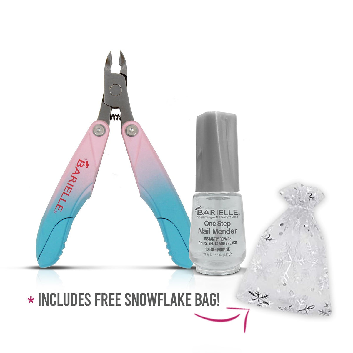 Barielle Ultimate Nail Fixer Combo 2-PC Set with Snowflake Bag ...